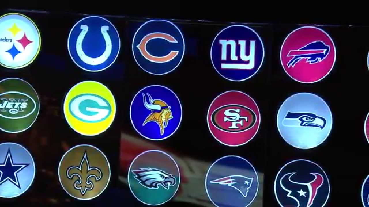 NFL Motion Activated Light Up Decals by Lori Greiner with Antonella ...