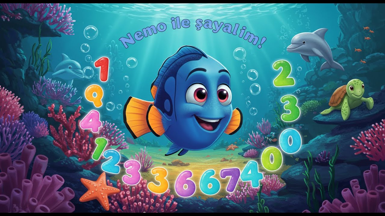 ”🐠KAYIP BALIK NEMO SAYMAYI ÖĞRENİYOR🐠”- ÇOCUK HİKAYELERİ/MASALLARI ...