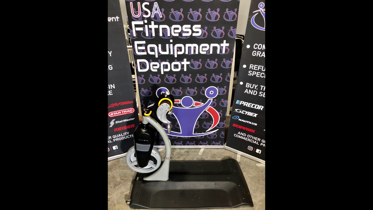 Matrix Fitness Krankcycle Johnny G Upper Body Ergometer - YouTube