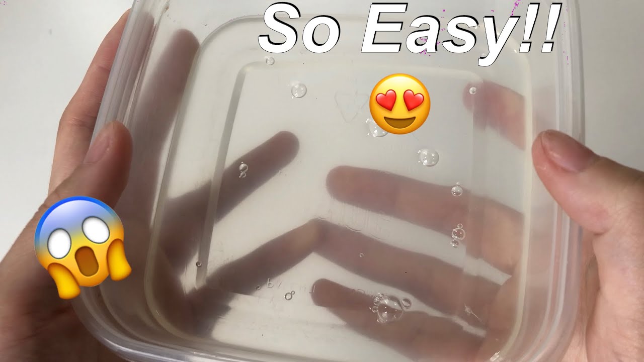 DIY Basic Clear Slime Tutorial! 1 WEEK???😱 - YouTube