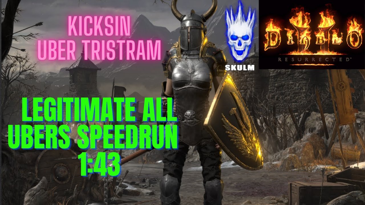 D2R All Ubers Speedrun [1:43] Assassin INSANE SPEED Uber Tristram ...