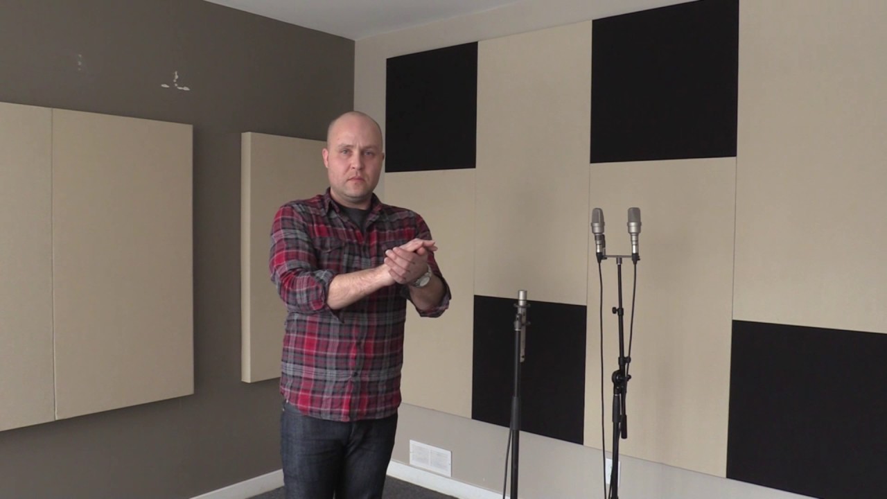 Quick Before & After using Primacoustic Treatment - YouTube