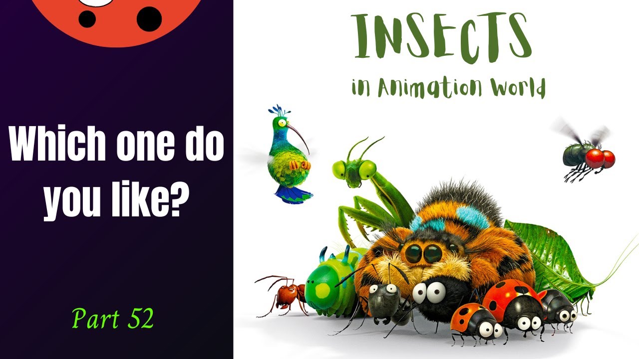 Insects in Animated Movies - YouTube