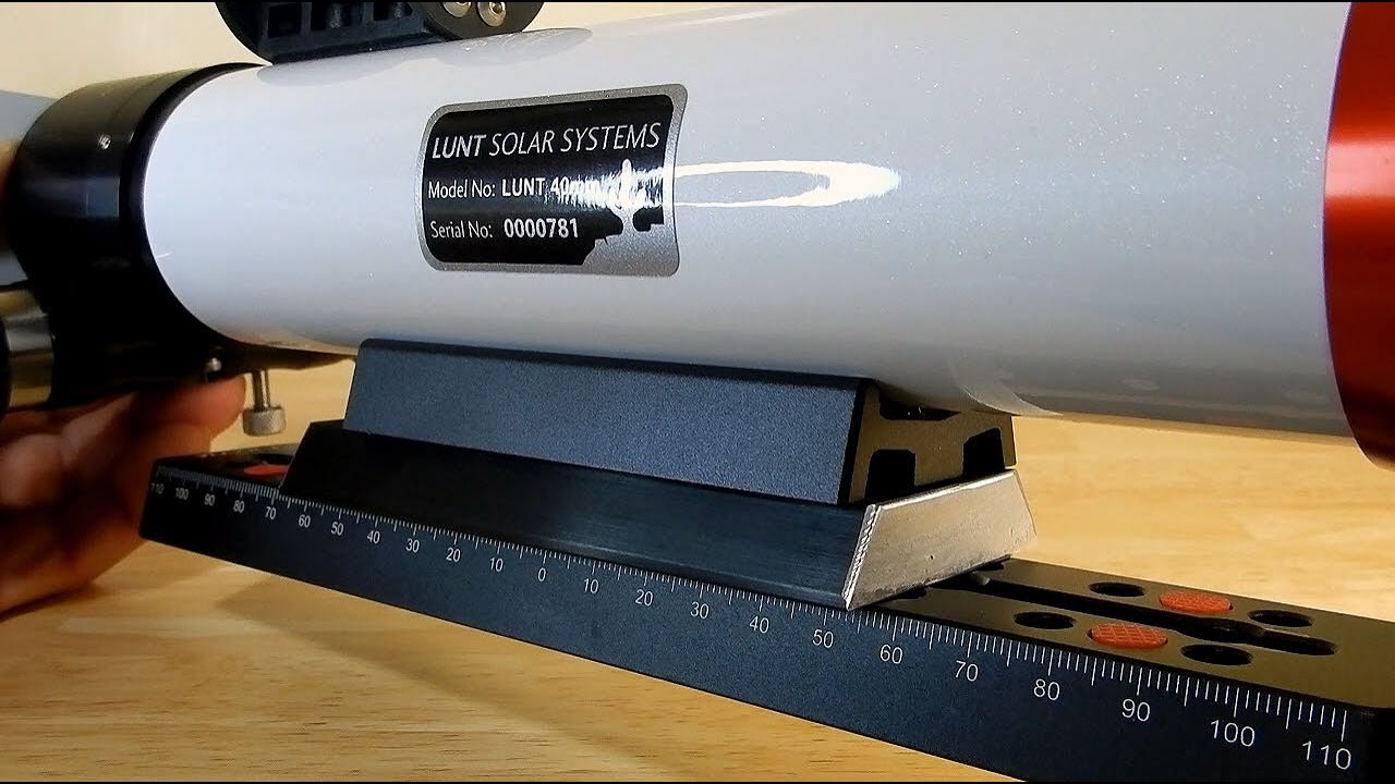 Adapting a Dovetail Bar to your Lunt 35 or 40mm H-alpha Telescope ...