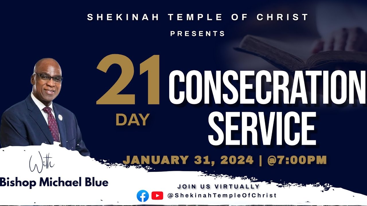 STOC Consecration Service | Bishop Michael Blue🔥 - YouTube