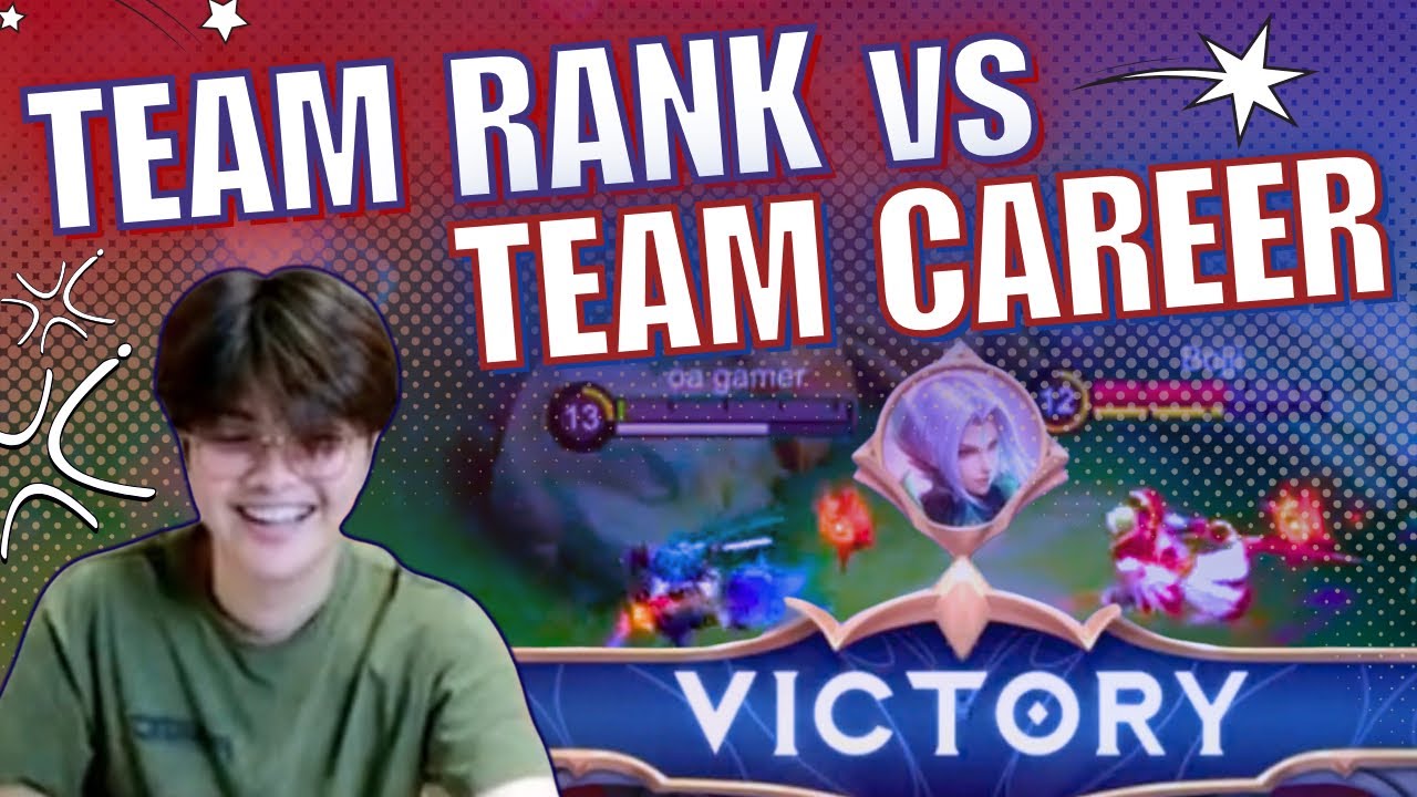 TEAM RANK VS. TEAM CAREER! - YouTube