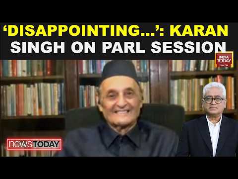 Parliament Monsoon Session Washed Away: Karan Singh Exclusive With Rajdeep On Parliament’s Decline