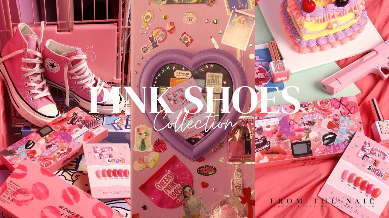 Pink Shoes Collection - คอลเลคชั่นสีเจลไซรัป From The Nail - YouTube