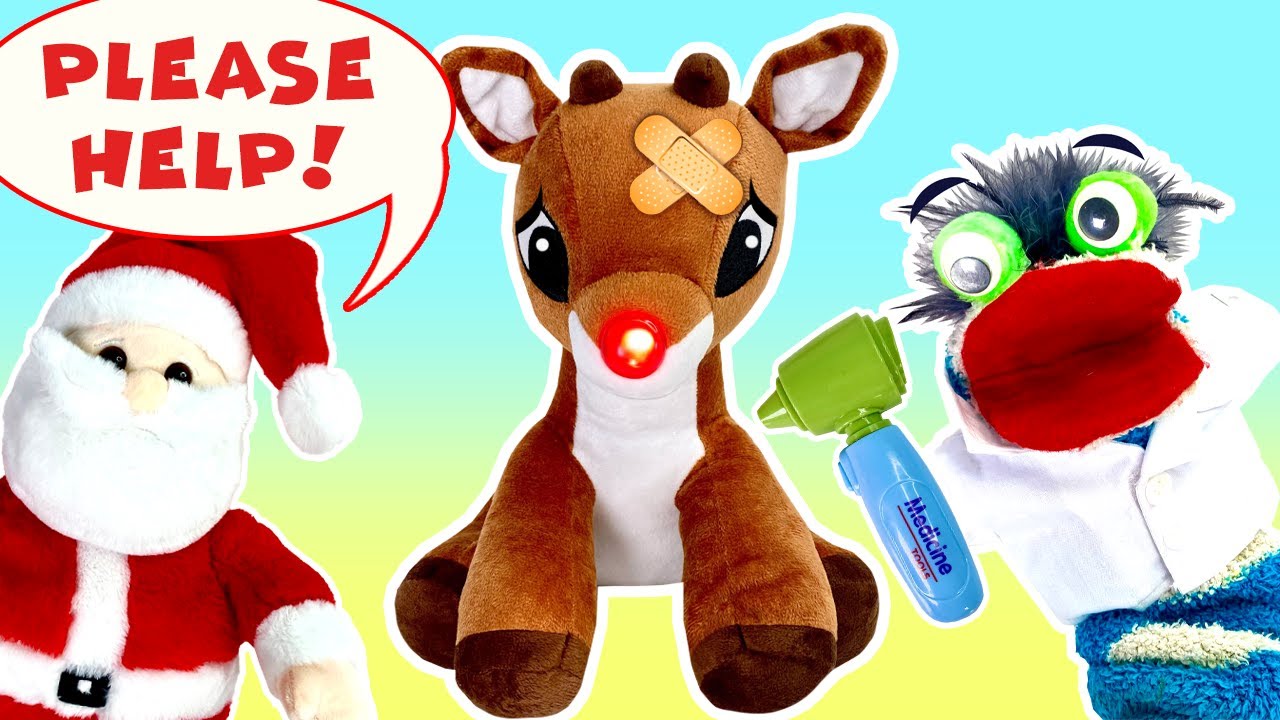 Fizzy the Pet Vet Helps Rudolph Reindeer | Funny Stories for Kids - YouTube