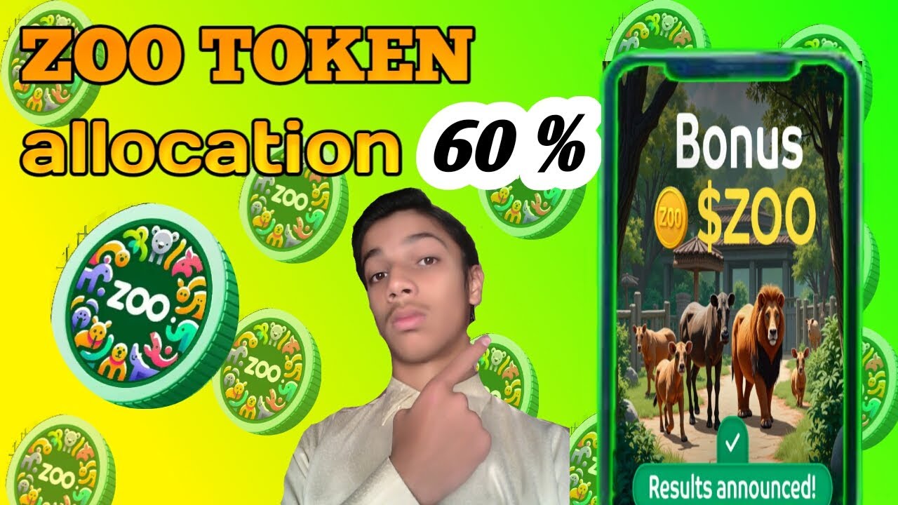Zoo token allocation 66% | Zoo airdrop | Zoo listing | Zoo Price - YouTube