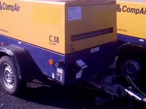 Nice CompAir C38 portable compressors - RTC Group - YouTube