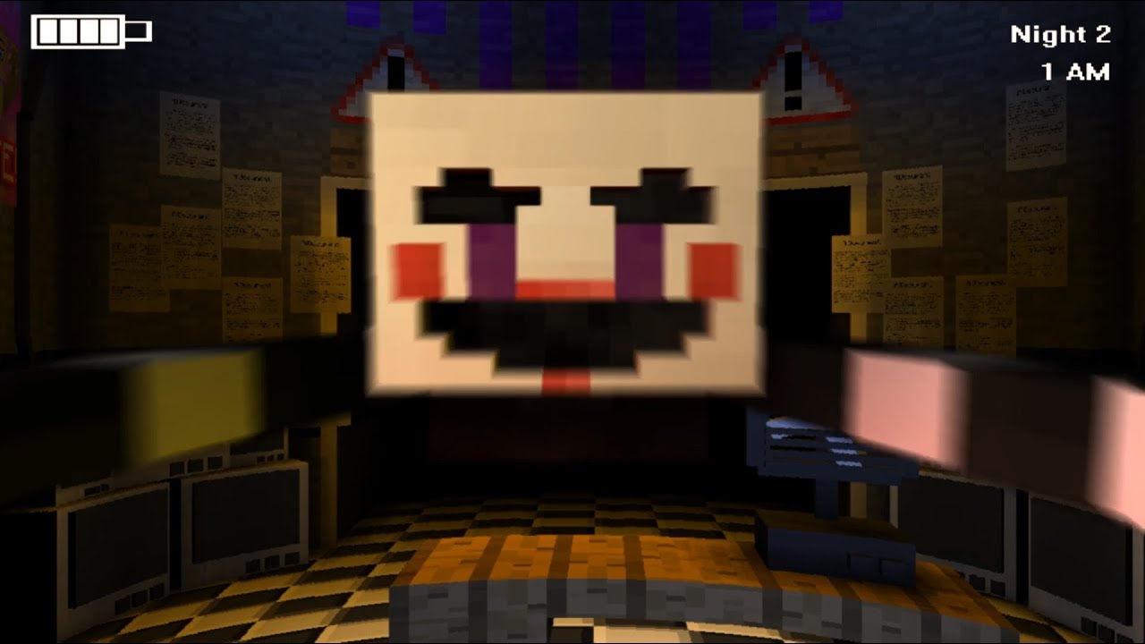 FIVE NIGHTS IN MINECRAFT REMASTERED!! #FiveNightsAtFreddys - YouTube