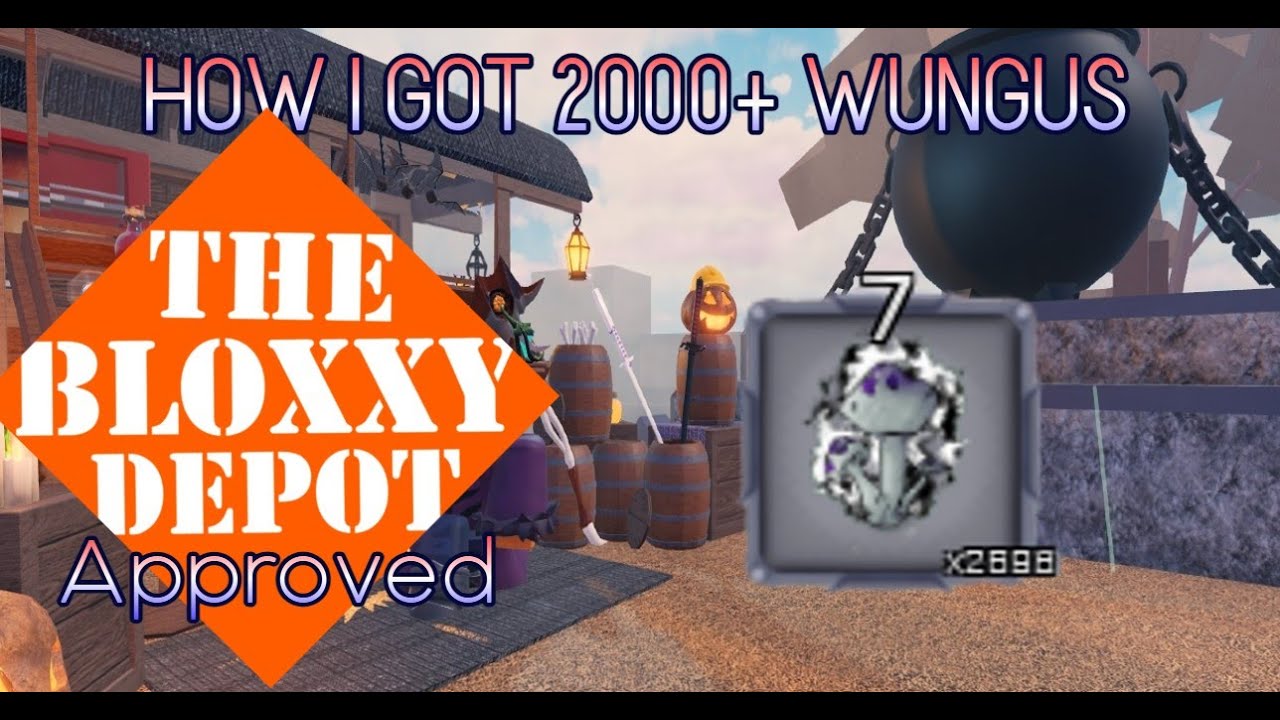 How I efficiently farm Wungus in the new Halloween Peroxide update ...