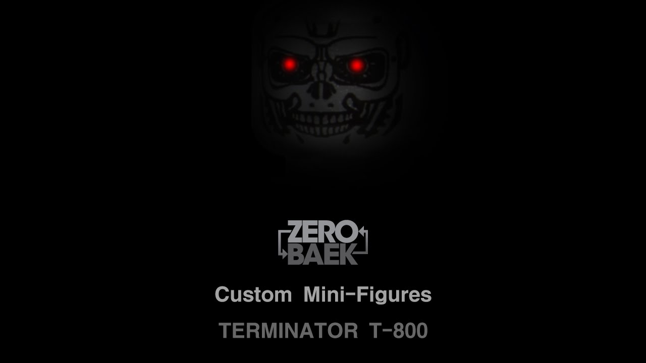LEGO Custom Mini Figure Terminator(T-800) - YouTube