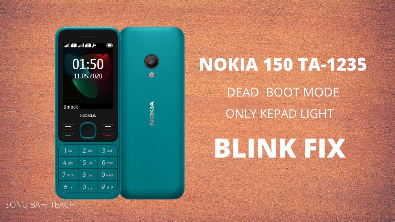Nokia 150 TA-1235 only keypad lights blinking no display fix | # ...