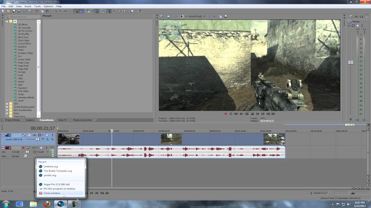 Fix Sony Vegas Crashing with HD PVR files (.M2TS, .TS, .MP4) 119 FPS ...