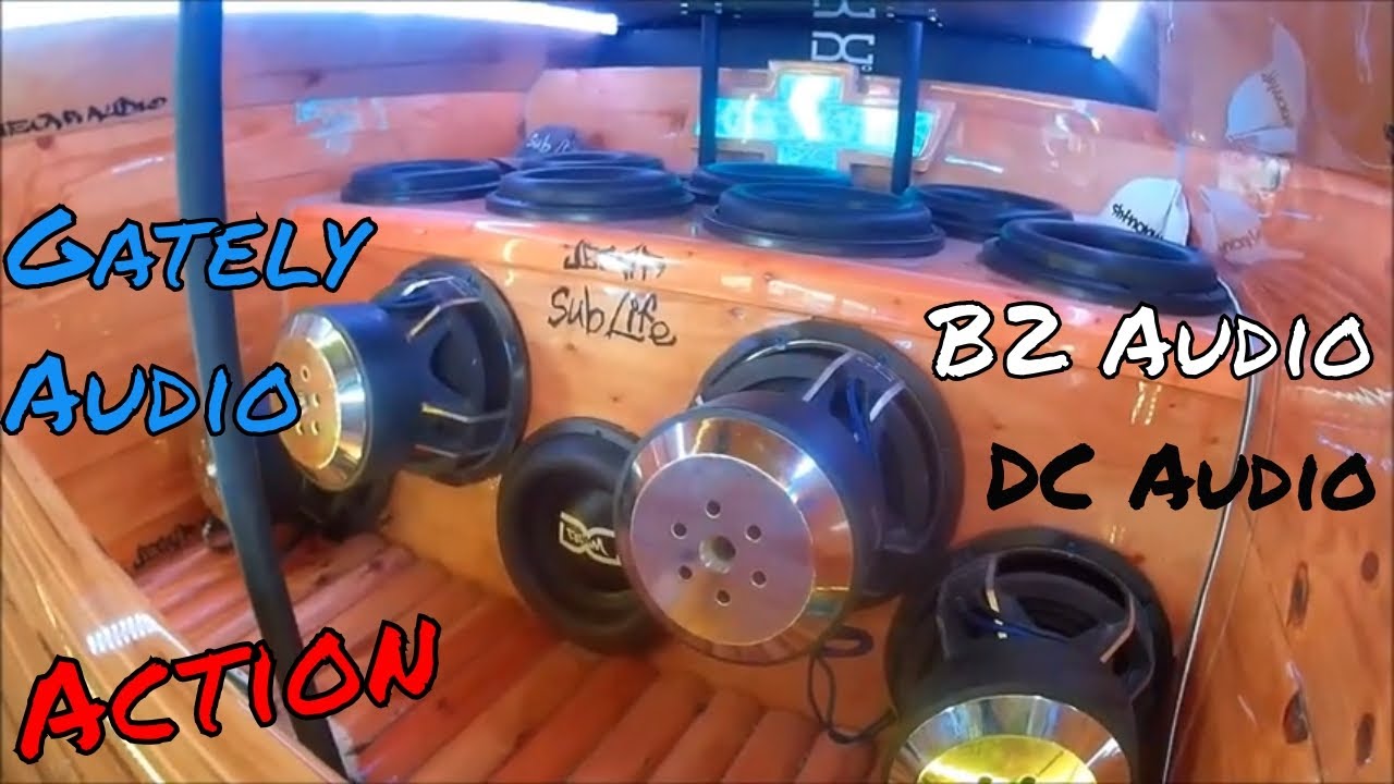 12 Dc Audio XL Elite 12's, Gately Audio, B2 Audio. Slam 2019 - YouTube
