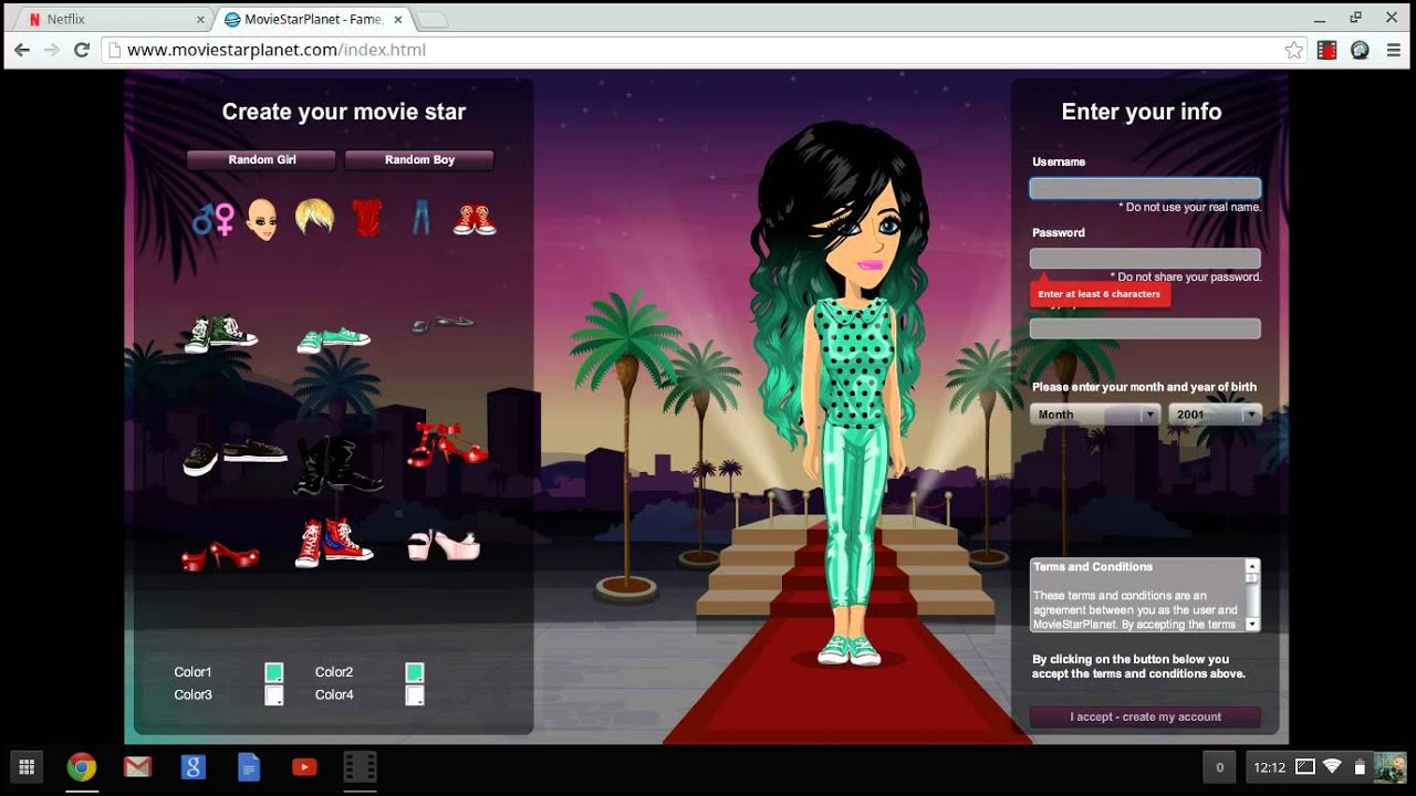 How too make your avatar on MSP how to be cute - YouTube