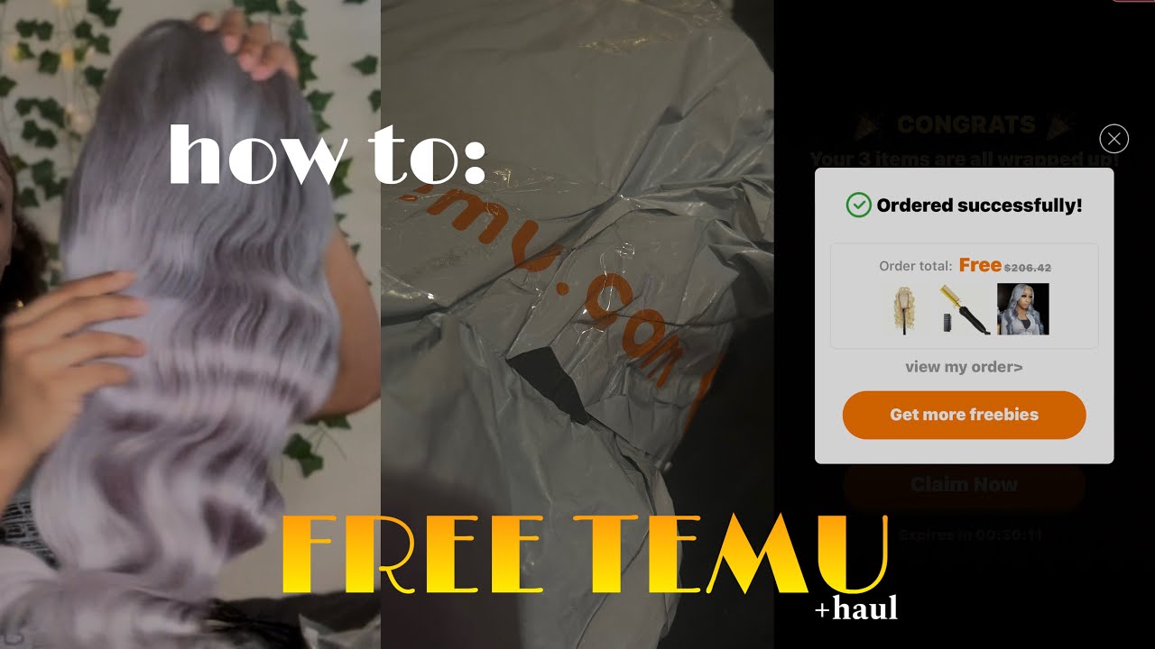 HOW TO: | receive free TEMU items + haul ! - YouTube