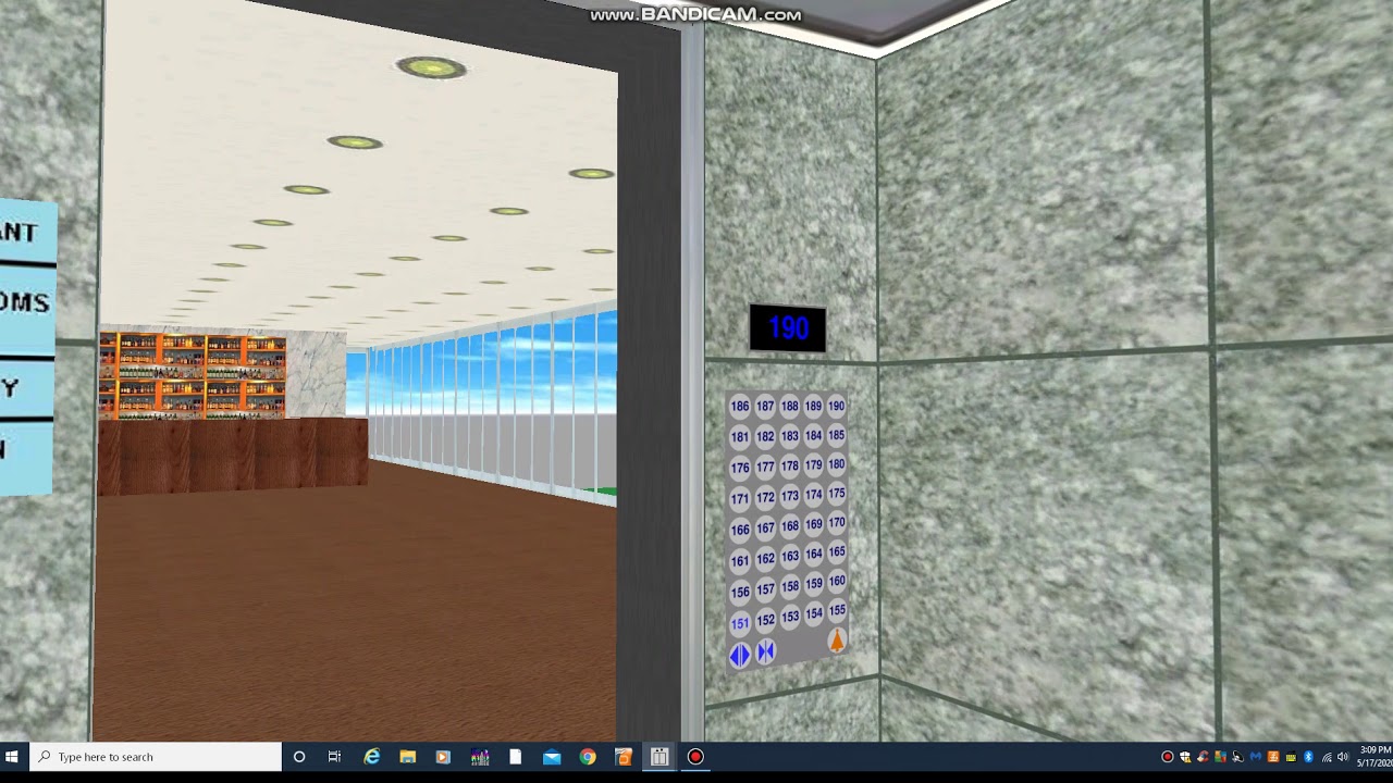 Mitsubishi Hotel Elevators At Modernham Towers In Skyscrapersim - YouTube