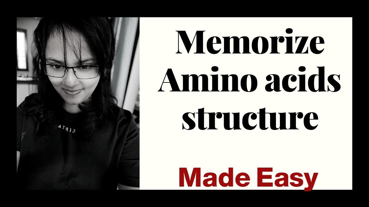 How to learn amino acids structure in easy ways | Memorize structure of ...