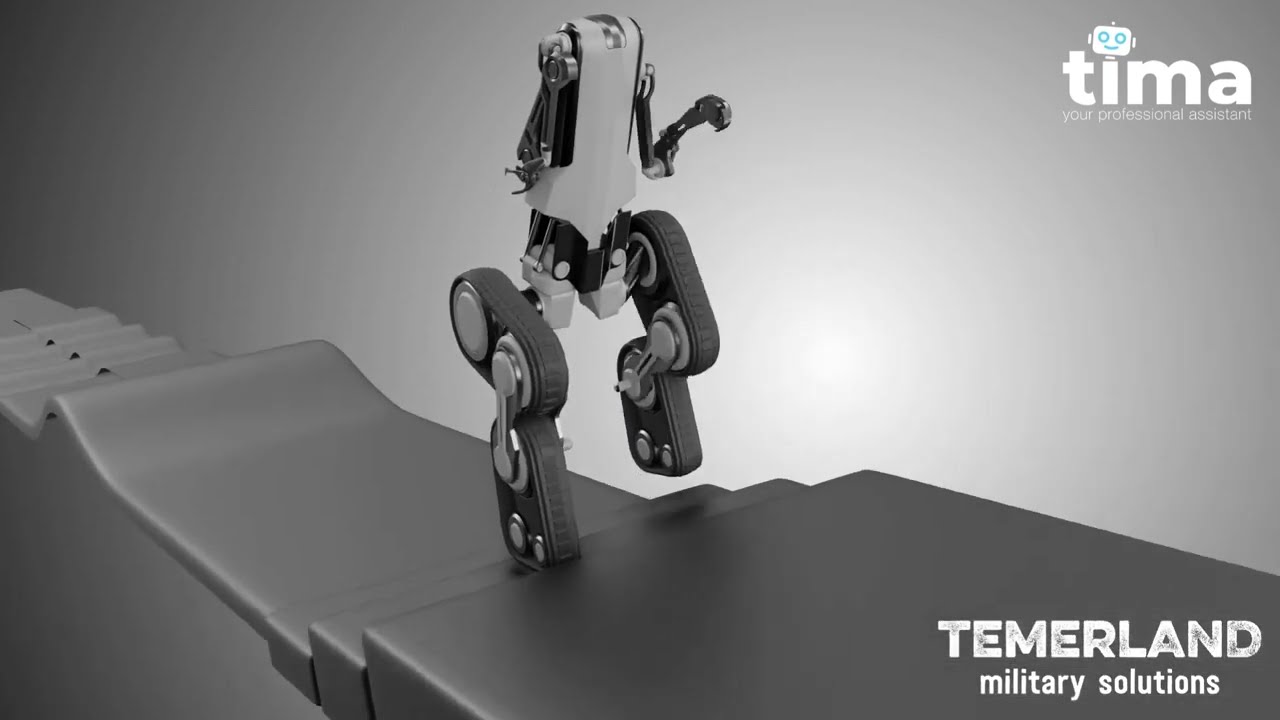 Concept of the TIMA Hercules robot, which will be able to hold a 7.62 ...