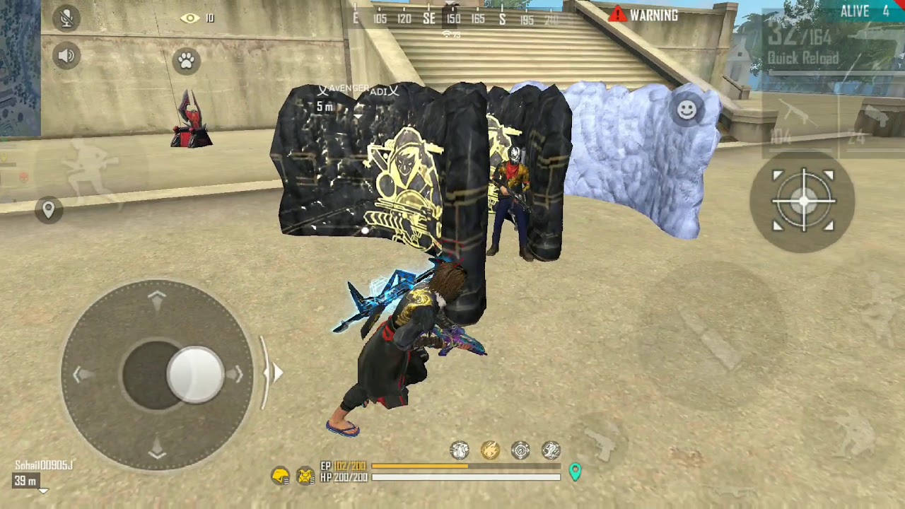 Chasing from noob / Paandu pyare gaming - YouTube