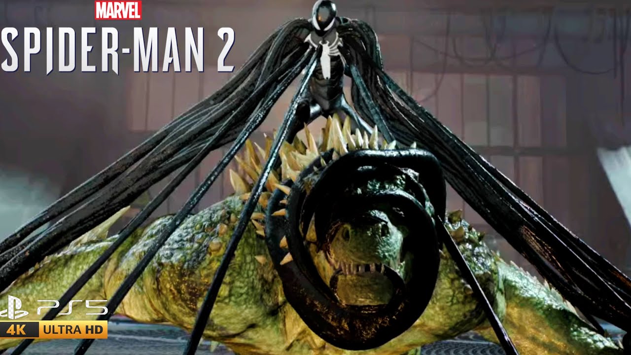 Spider-Man 2 Lizard Boss Fight (4K 60FPS) - YouTube