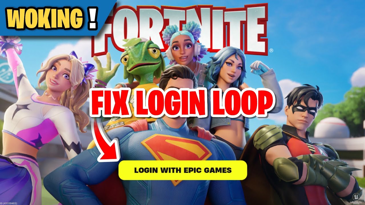 How To Fix Login Problem In Fortnite Mobile | Login Loop Error Fortnite ...
