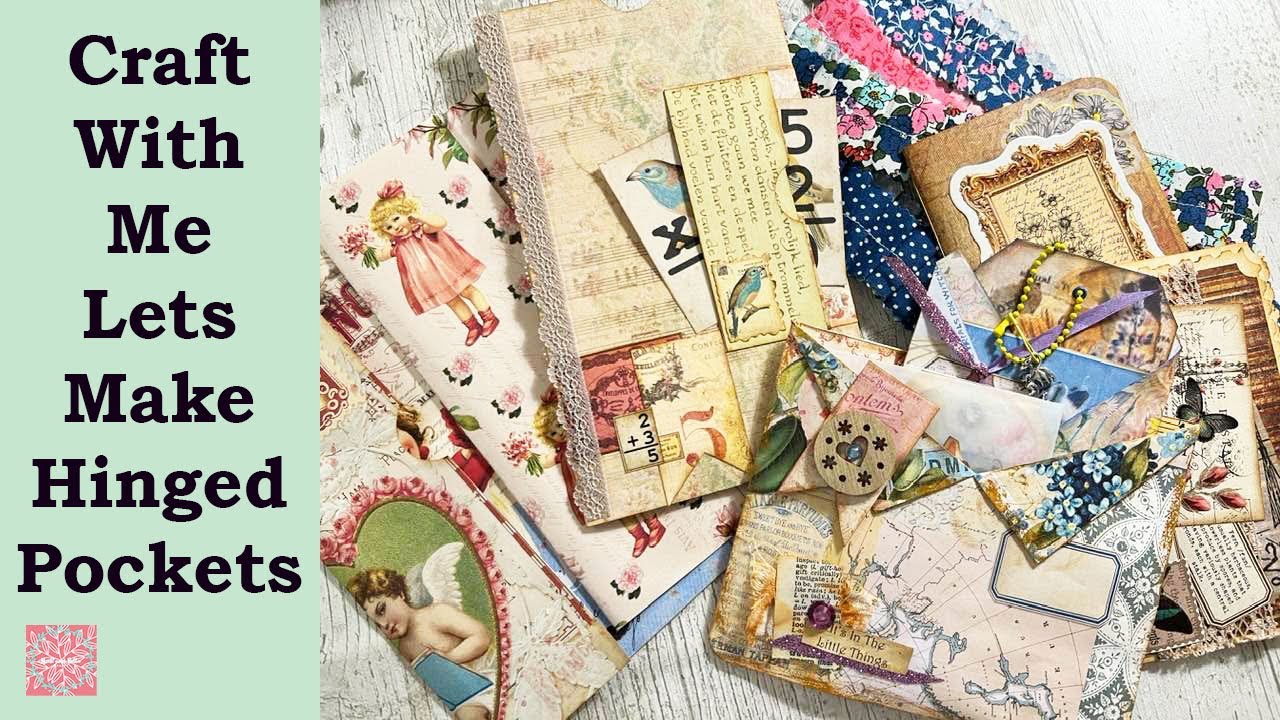 SUPER EASY Hinged Pockets With FREEBIES and Exciting News!! and Happy ...