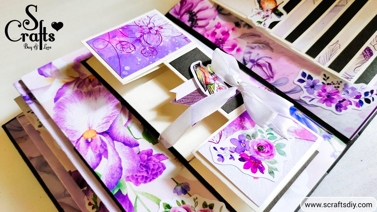 Scrapbook | greeting card | Birthday card making ideas anniversary card ...