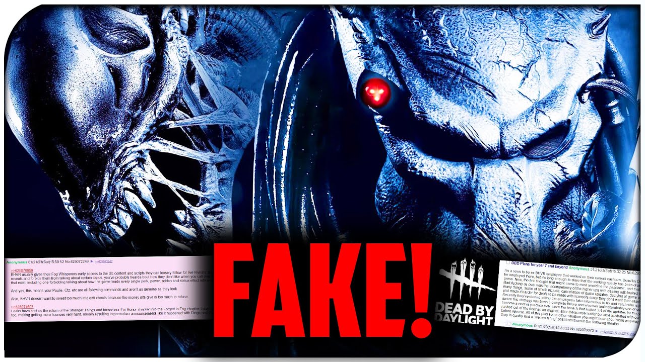 New Alien, Predator, Dead Space, FNAF Leaks Are FAKE! | Dead By ...
