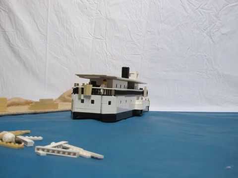 Khartoum 1966 - Lego gunboat scene - YouTube