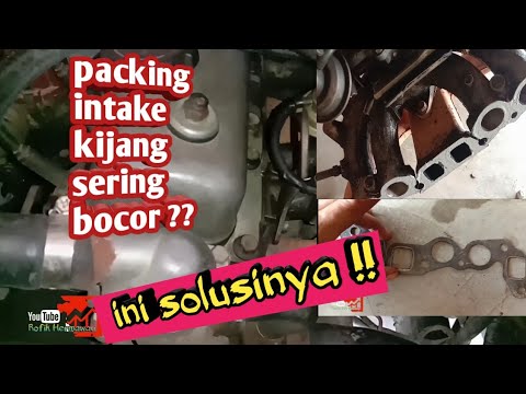Cara mengatasi intake manifold kijang sering bocor - YouTube