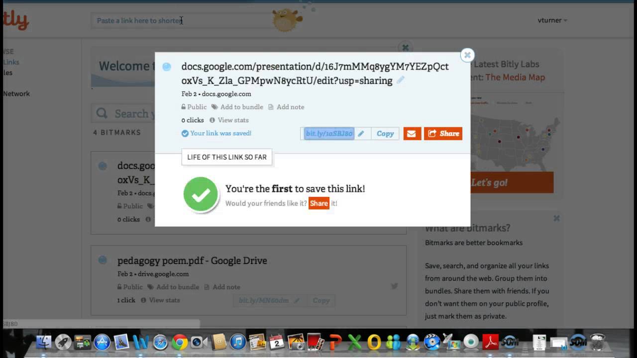 bit.ly example - YouTube