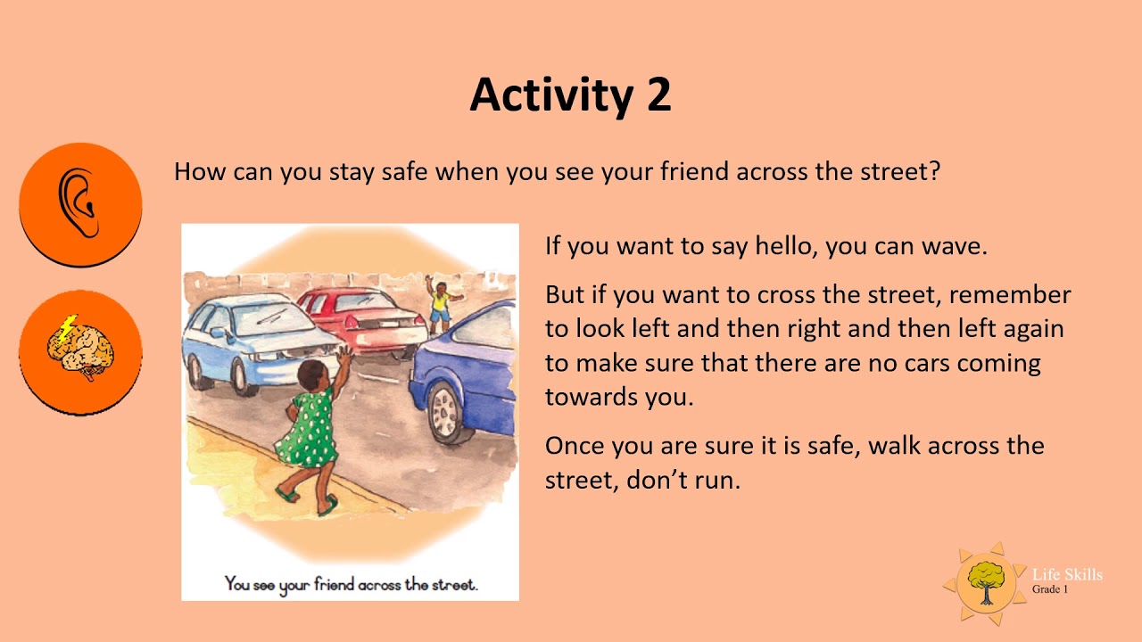Gr 1 Life Skills Thinking about safety 28 - YouTube