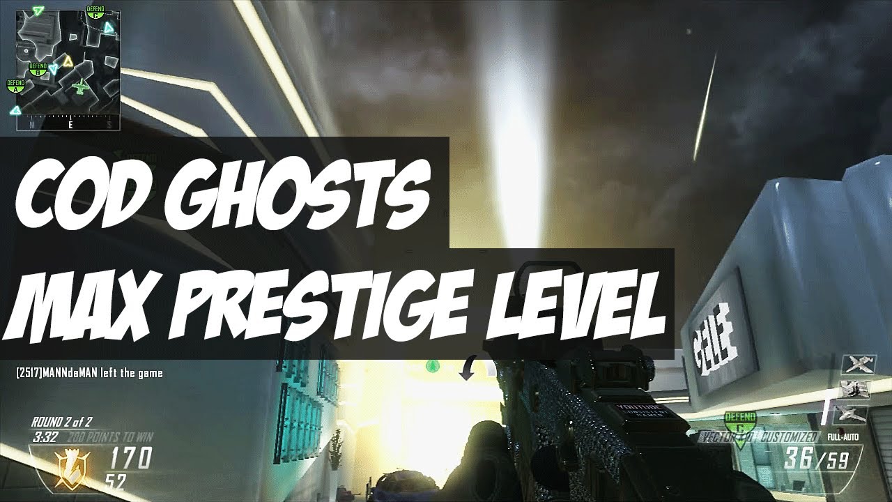 CoD Ghosts: Max Level Prestige, Campaign Missions and More! - YouTube