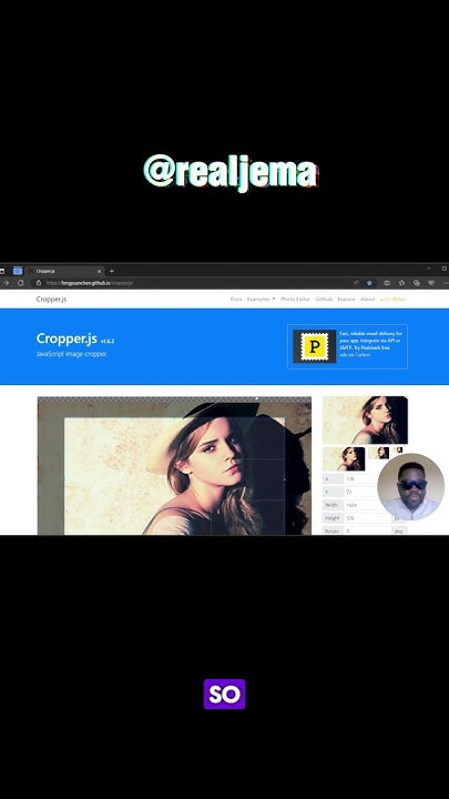 Cropper js - YouTube