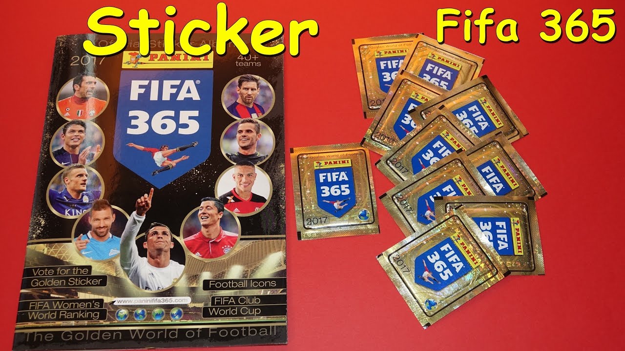 FIFA 365 PANINI Sticker 2017 new Panini Stickers Fifa 365 ALBUM Lucky ...