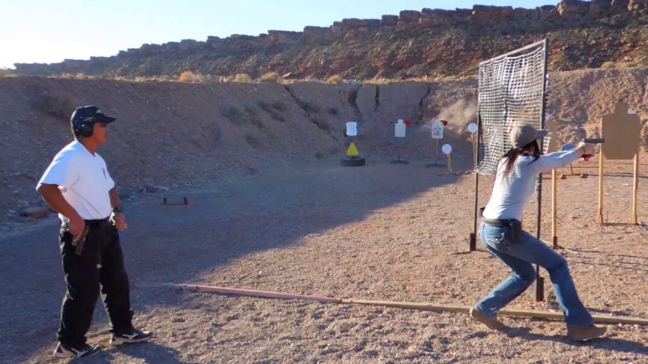 Sammi November 2013 shooting while moving drill. - YouTube