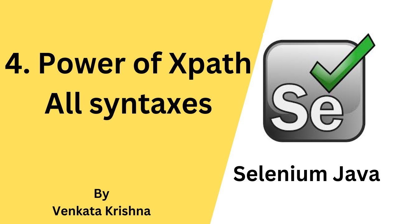 Power of Xpath for any automation tool to identify elements - YouTube