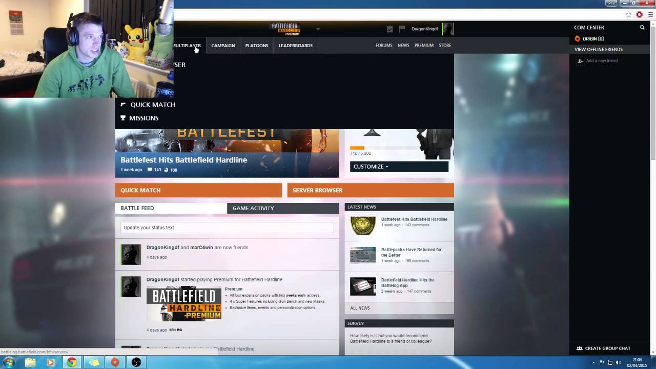 Battlefield Hardline, KEEPS CRASHING!!!!!!!!! - YouTube