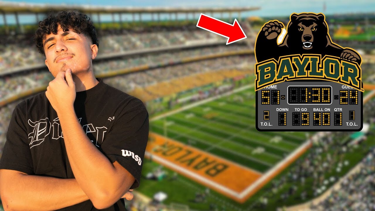 GOING TO MY FIRST BAYLOR GAME.. 45K PEOPLE! - YouTube