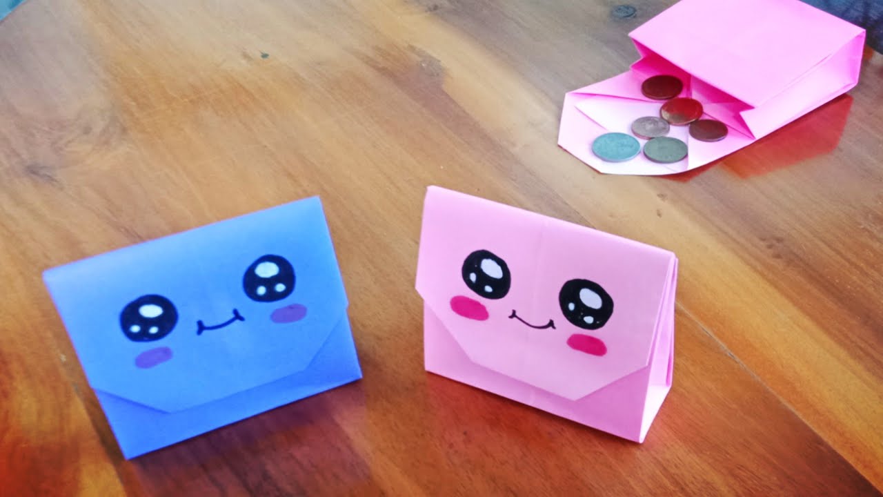 Easy paper purse | Origami coin purse | Paper coin purse | Amazing ...