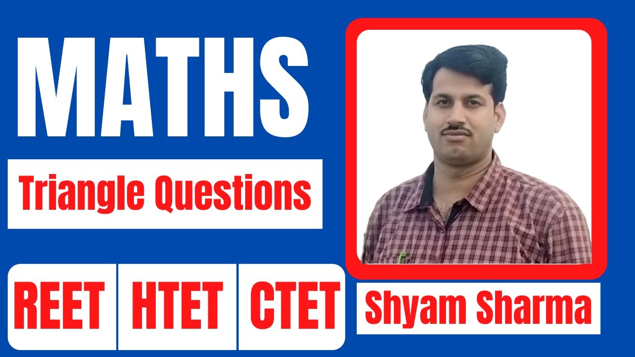 Triangle | Mathematics REET | TriangleQuestions - YouTube