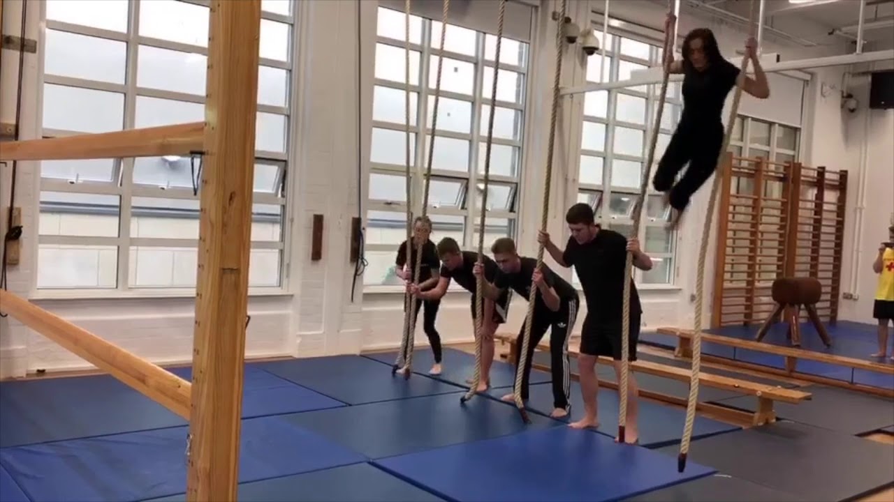 Gymnastics Apparatus Routine - YouTube