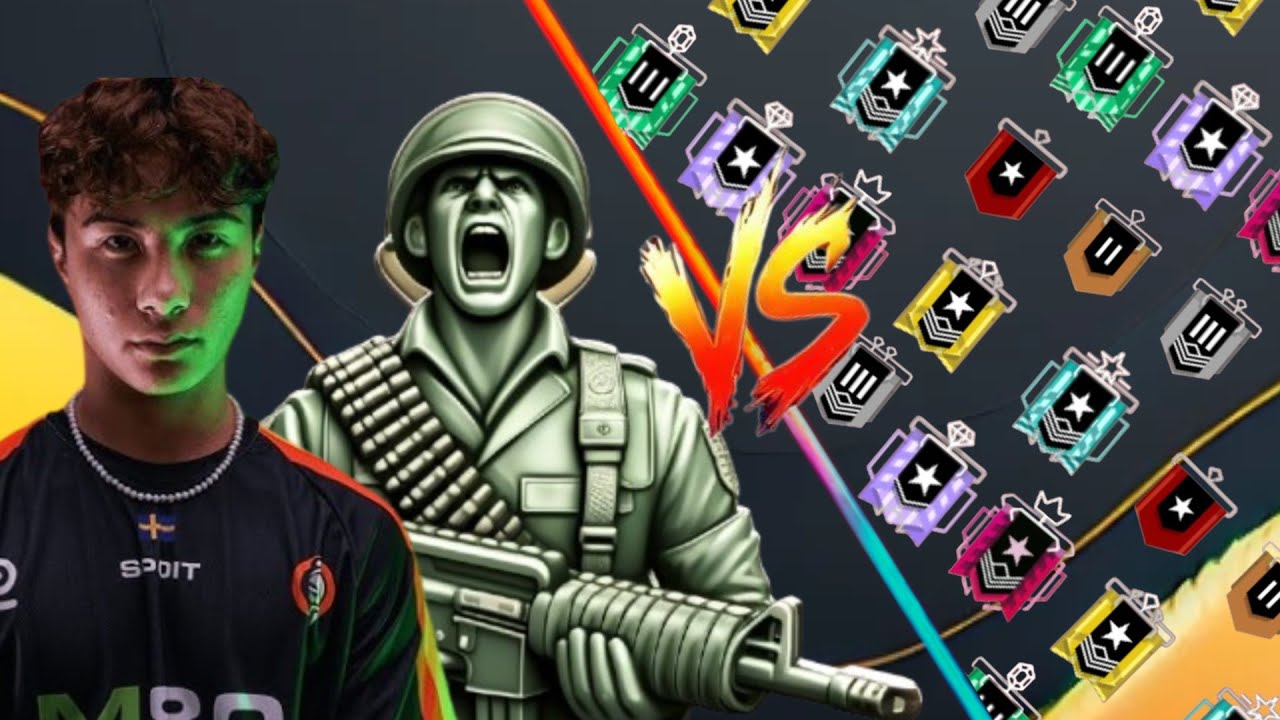 Snapiyy and Spoit 2v5 ALL Ranks in Siege! - YouTube