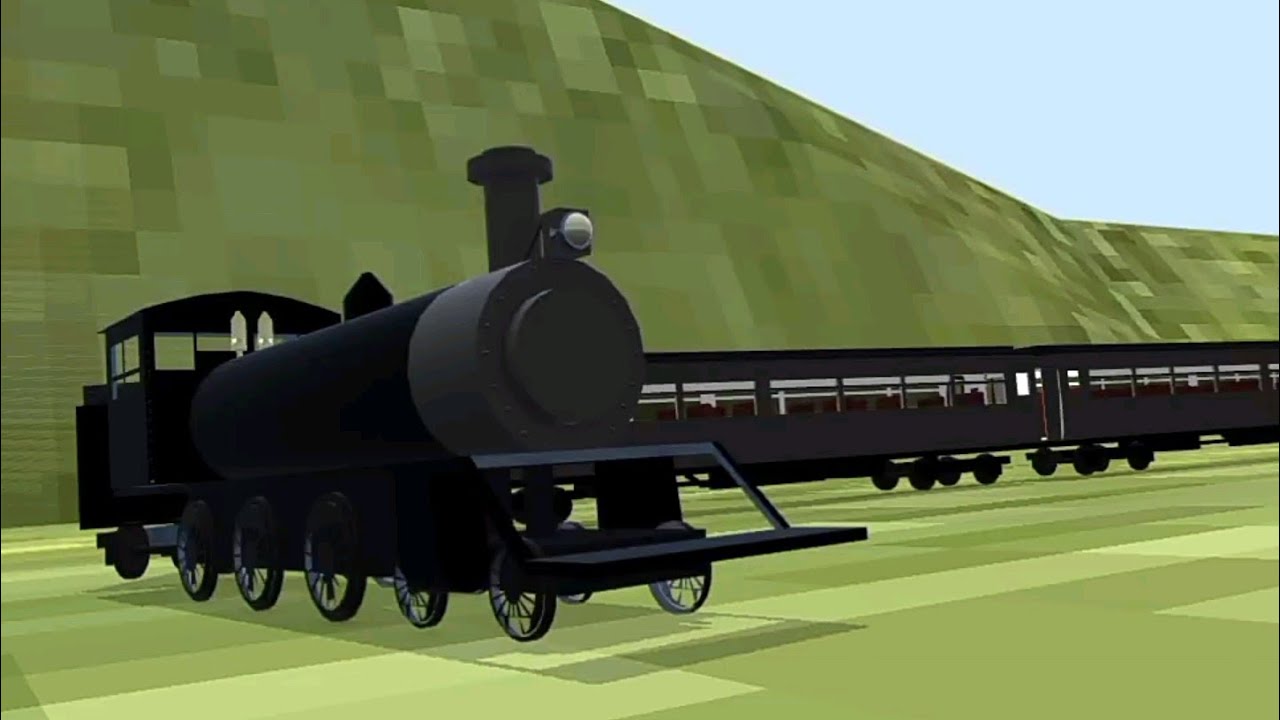 THRR No.190 Steam train derail Animation - YouTube