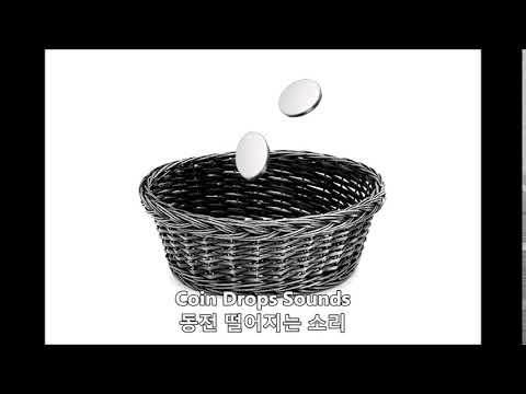 Coin Drops Sounds Effect- 저금통 헌금함에 동전 떨어지는 소리 효과음 - YouTube
