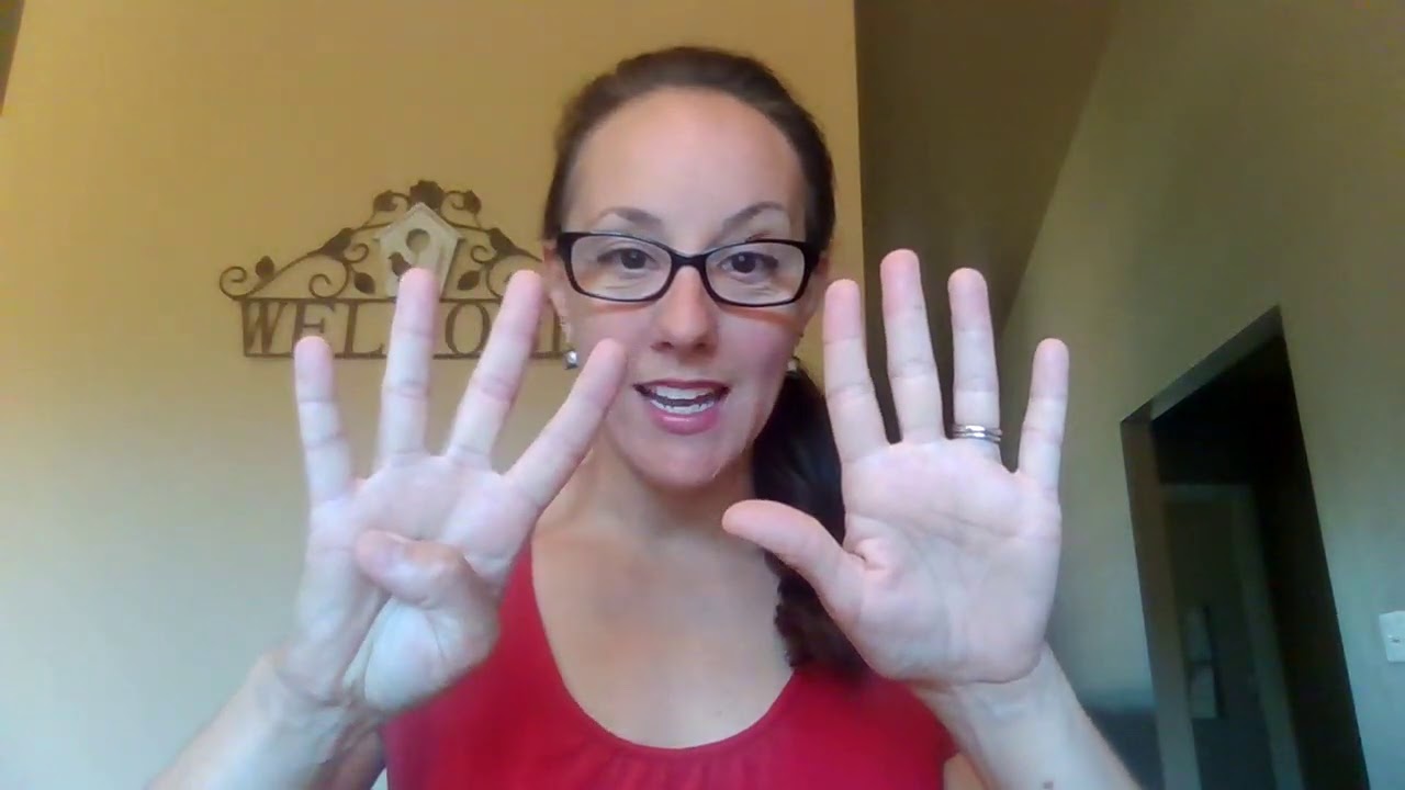 finger flash 0 to 10 - YouTube